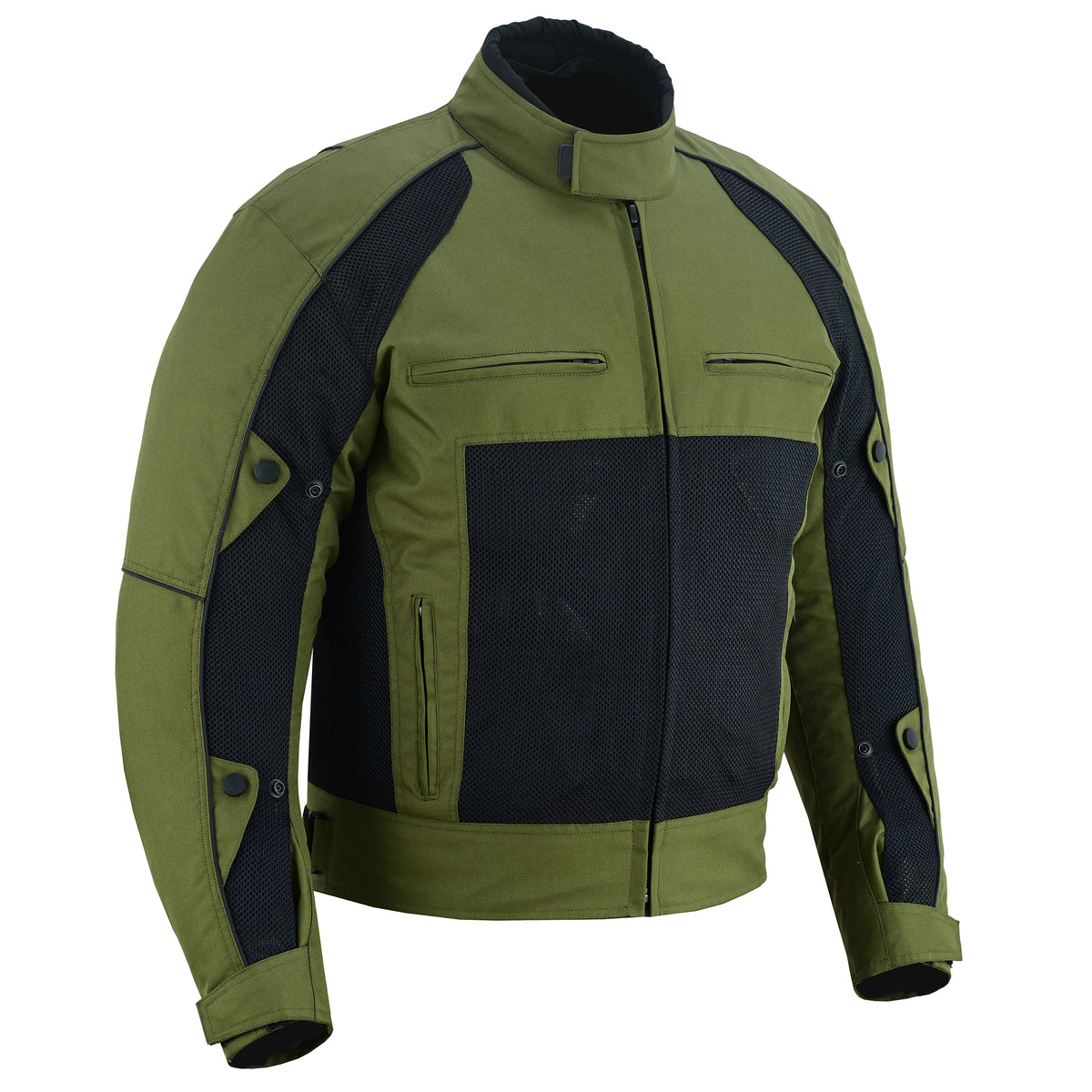 Warrior Gears Air Mesh Motorbike Jackets for Men, Breathable Textile ...