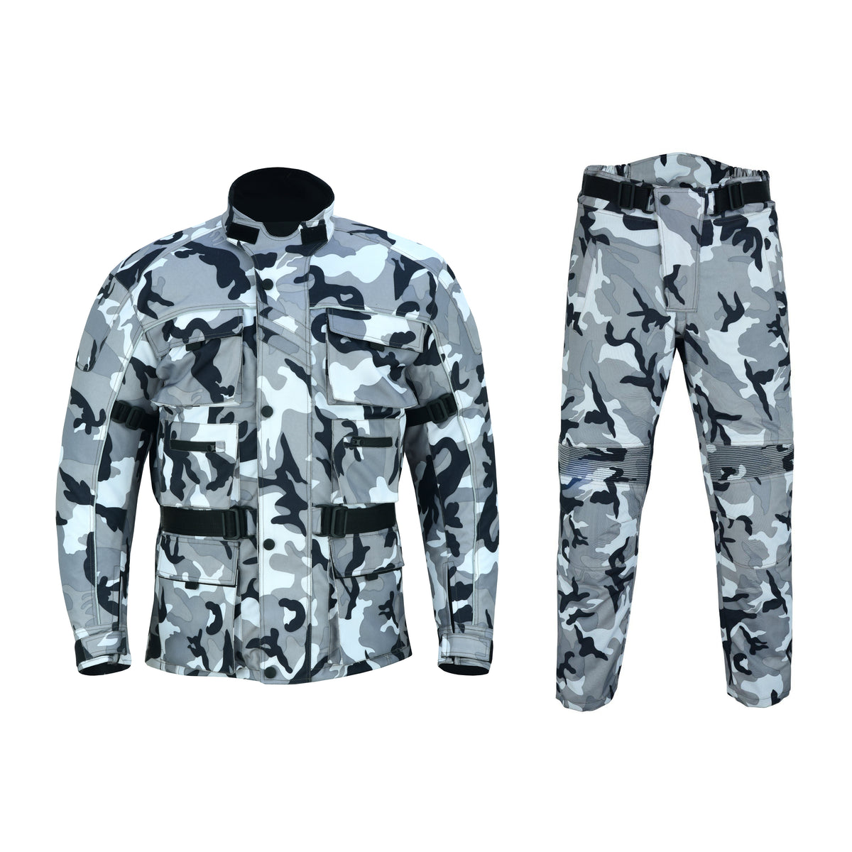 Warrior Gears 6 Pockets Mens Motorcycle Suit, Textile Racing Motorbike