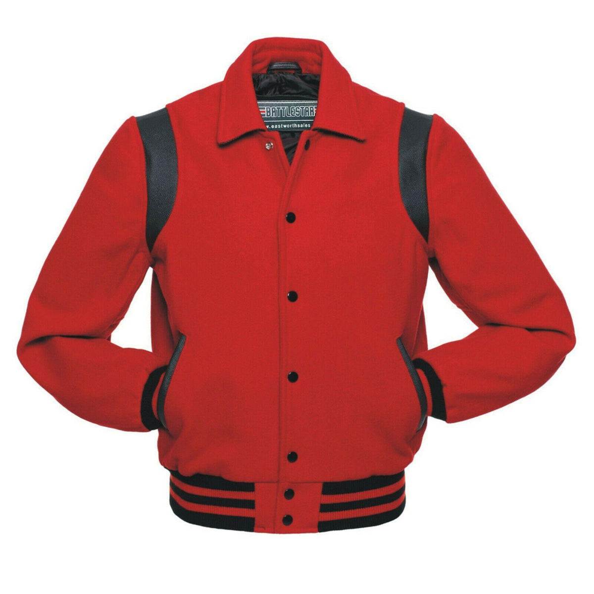 Warrior Gears Classic Byron Collar Varsity Jacket | University | Lette