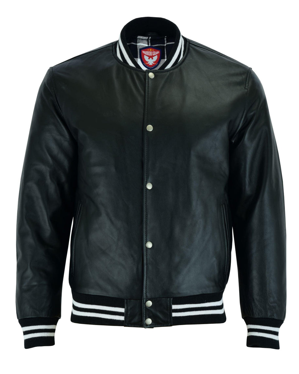 Warrior Gears® Leather Varsity Jackets | University Letterman Bomber