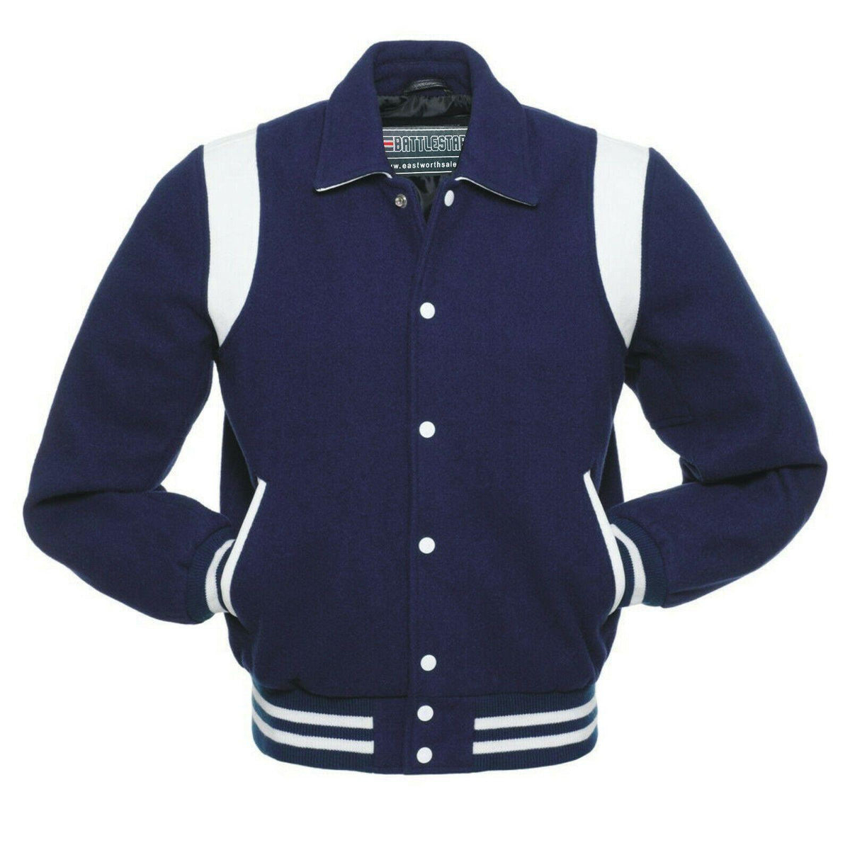 Warrior Gears Classic Byron Collar Varsity Jacket | University | Lette