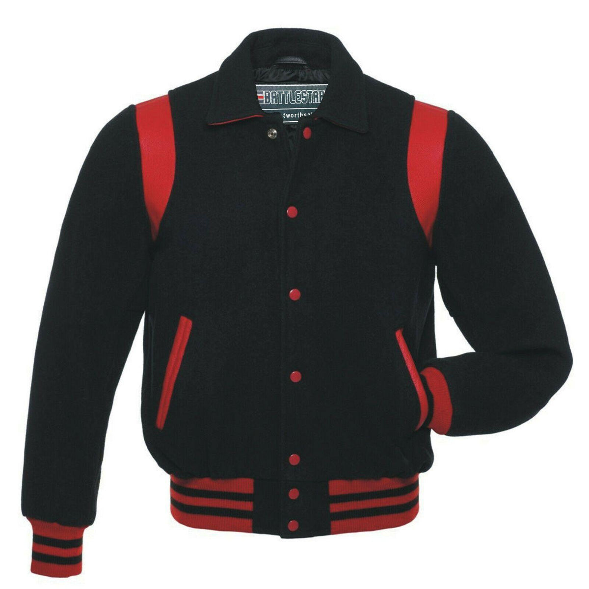 Warrior Gears Classic Byron Collar Varsity Jacket | University | Lette
