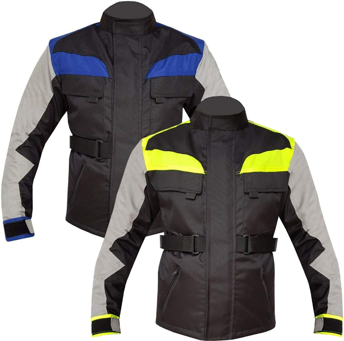 Warrior Gears Kids Motorcycle Jacket, Hi-Vis Jacket for Boys, Armoured